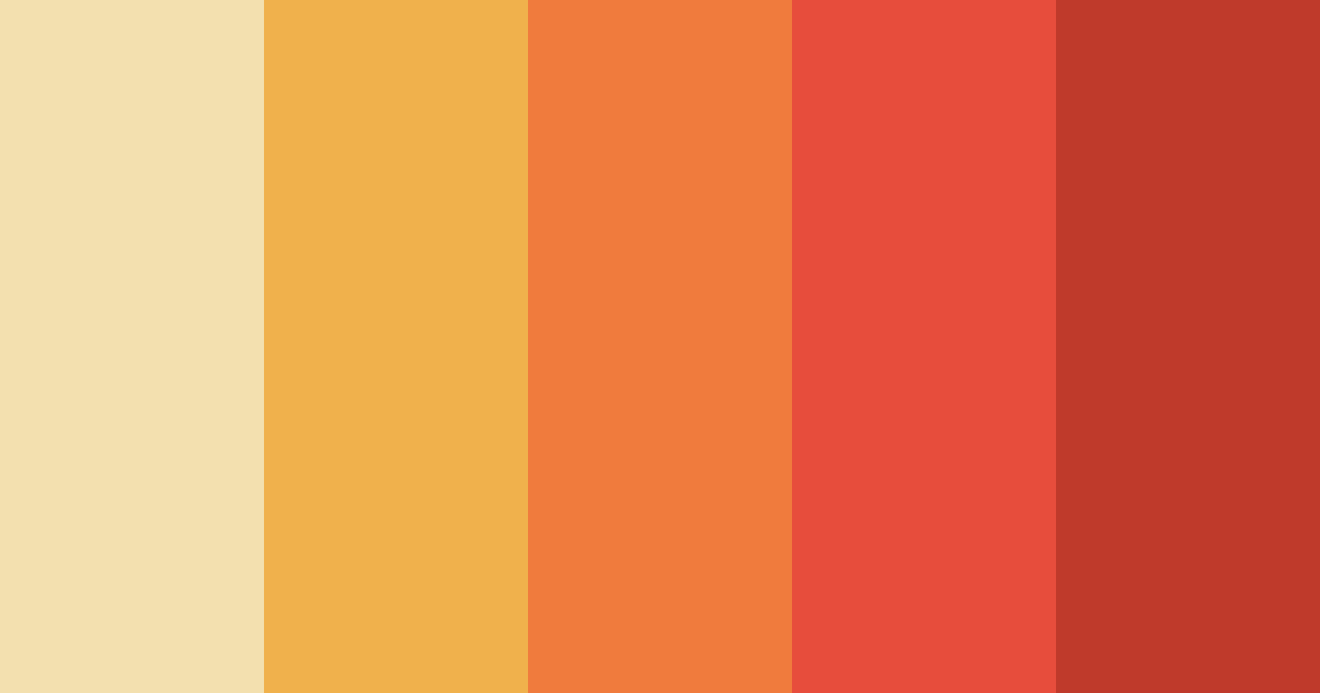 Warm Orange Color Palette