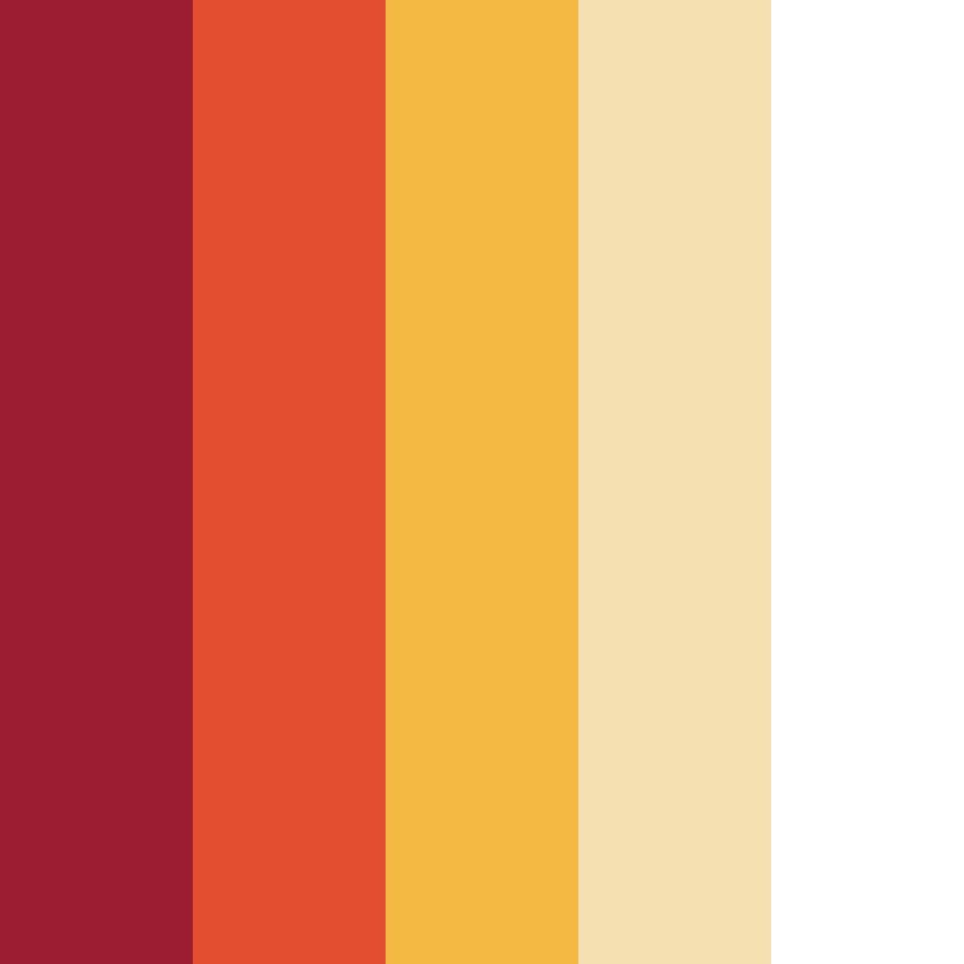 Red Snow Color Palette