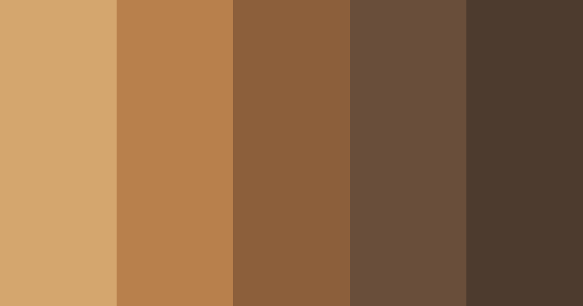 Brown Chai Color Palette