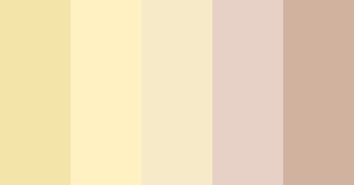 Creamy Yellow Color Palette
