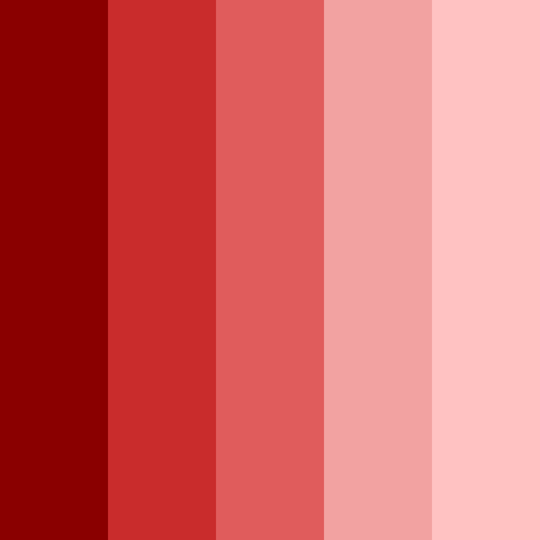 Deep Red Shades Color Palette