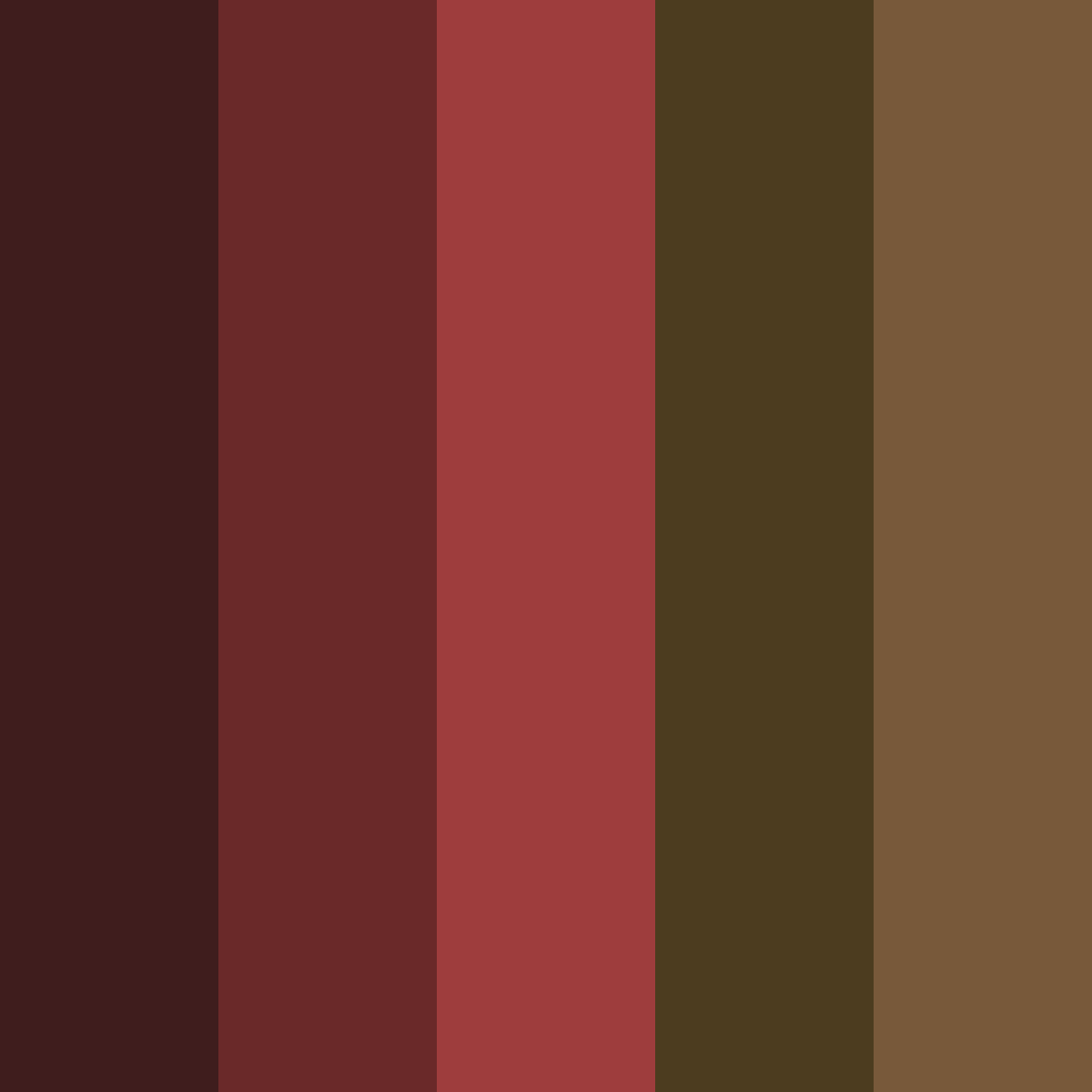 Shades of Red Color Palette