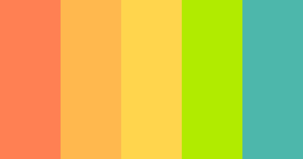 Tropical Mirage Color Palette