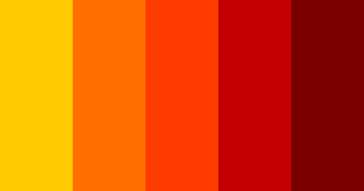 Sunset Over Inazuma Color Palette