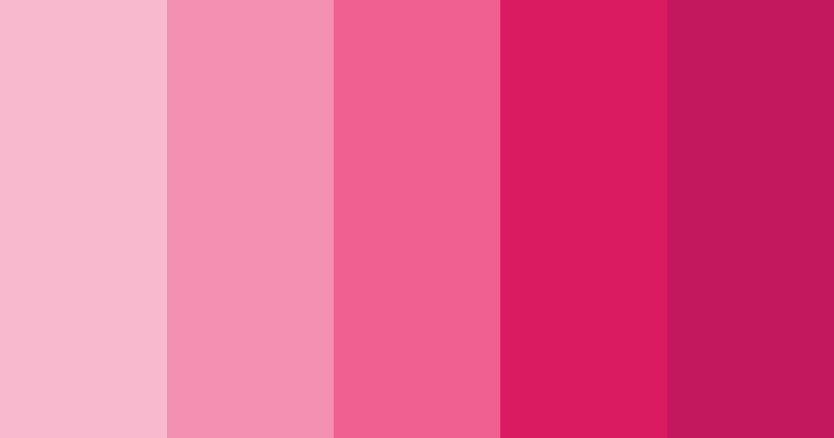 Pink Sakura Color Palette