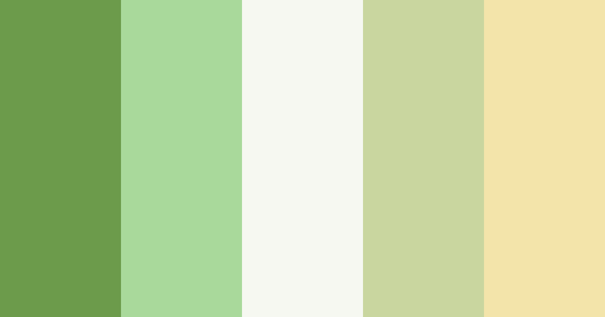 Green Shrek Color Palette
