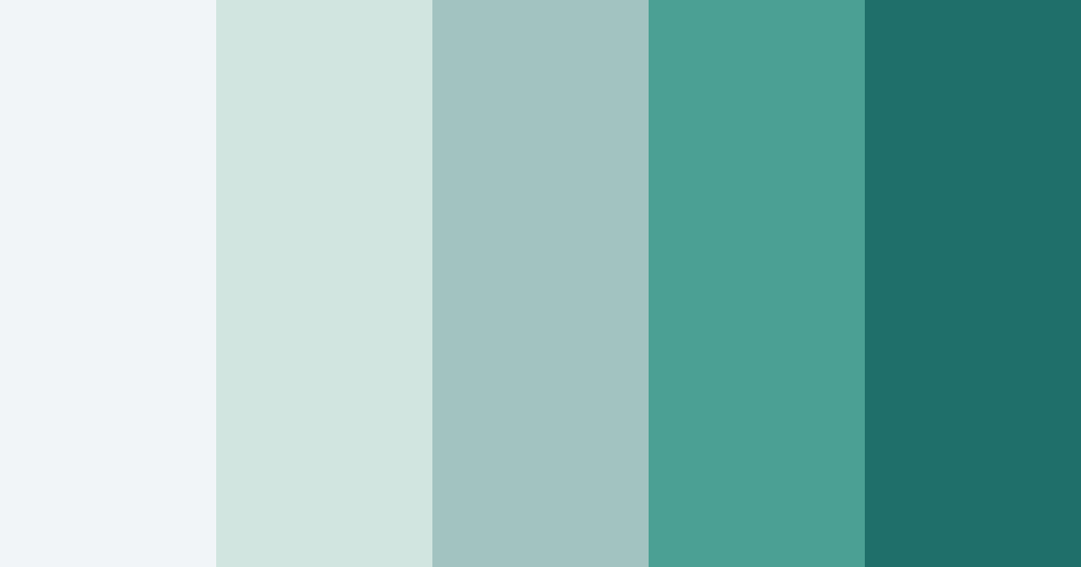 Teal Ghostly Color Palette