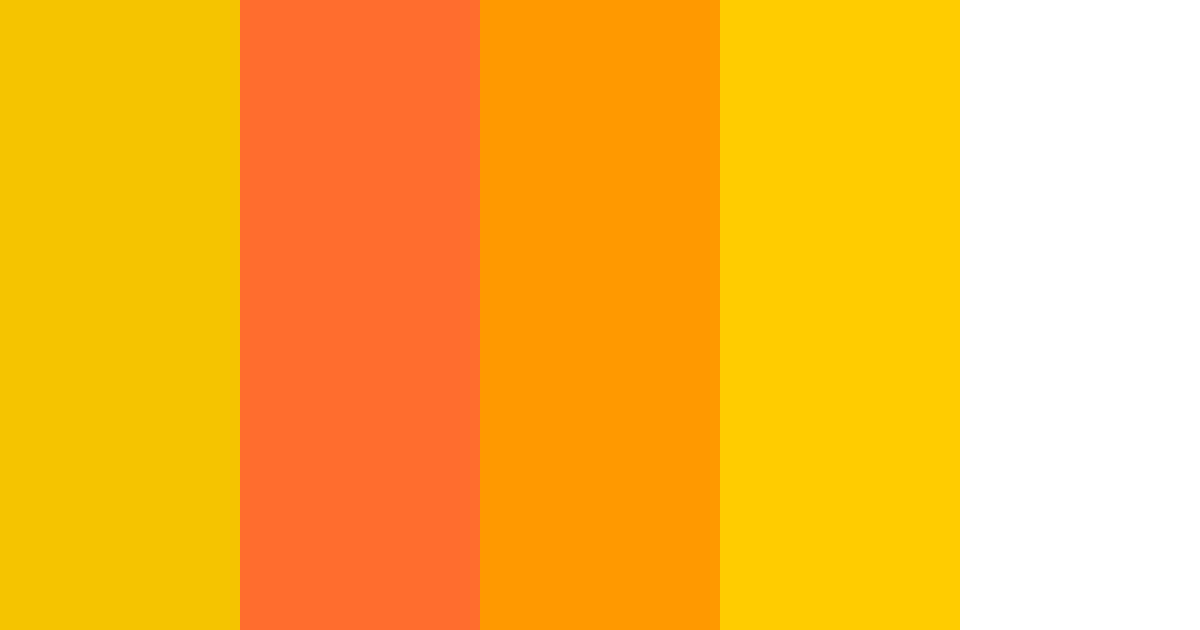 Bright Yellow Color Palette