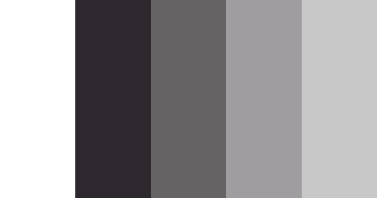 Misty Monochrome Color Palette