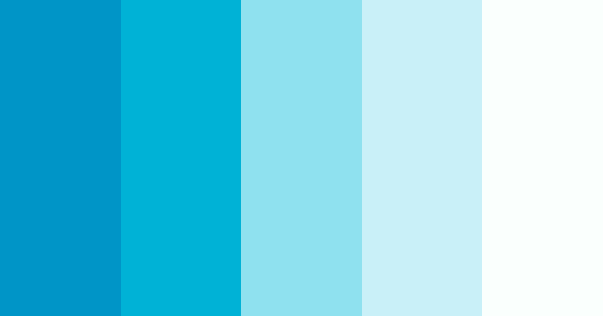 Light Blue Aquarium Color Palette