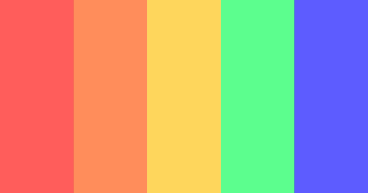 Vibrant Multicolor Color Palette