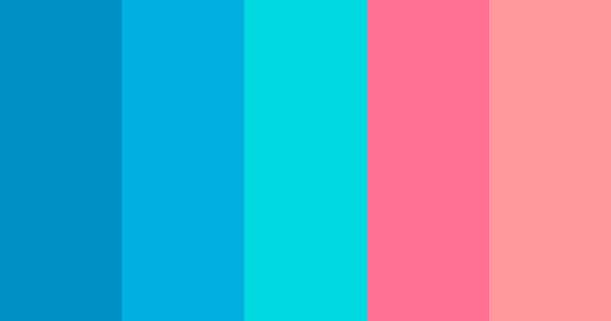 Blue Pink Color Palette