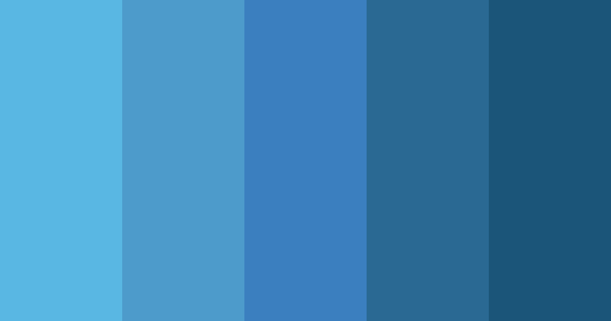 Bubbly Blue Color Palette