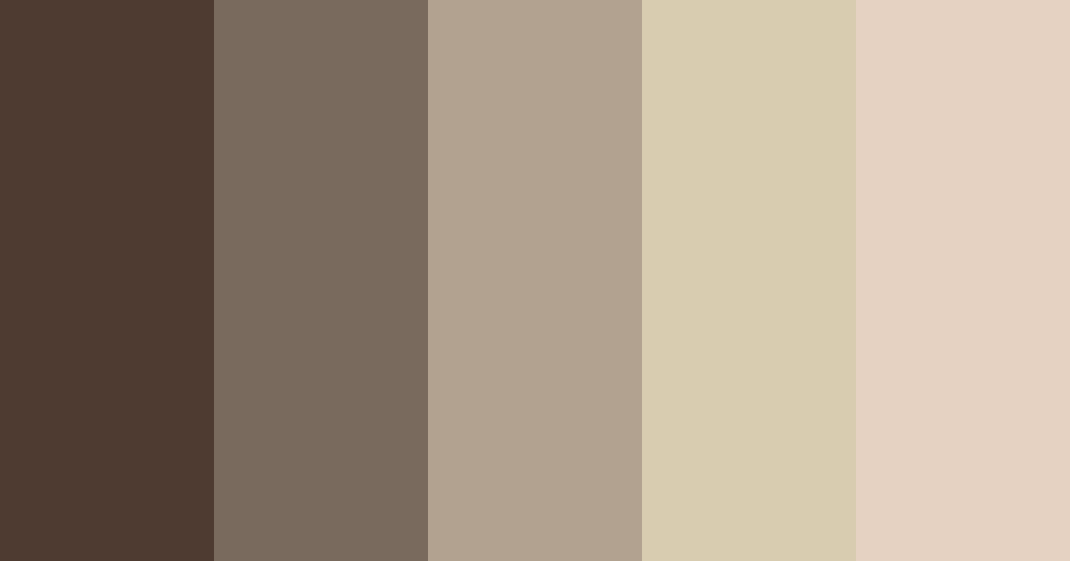 Rustic Brown Color Palette