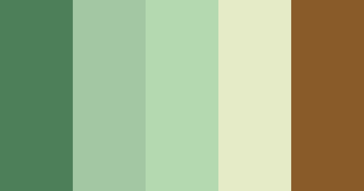 Enchanted Woodland Hues Color Palette