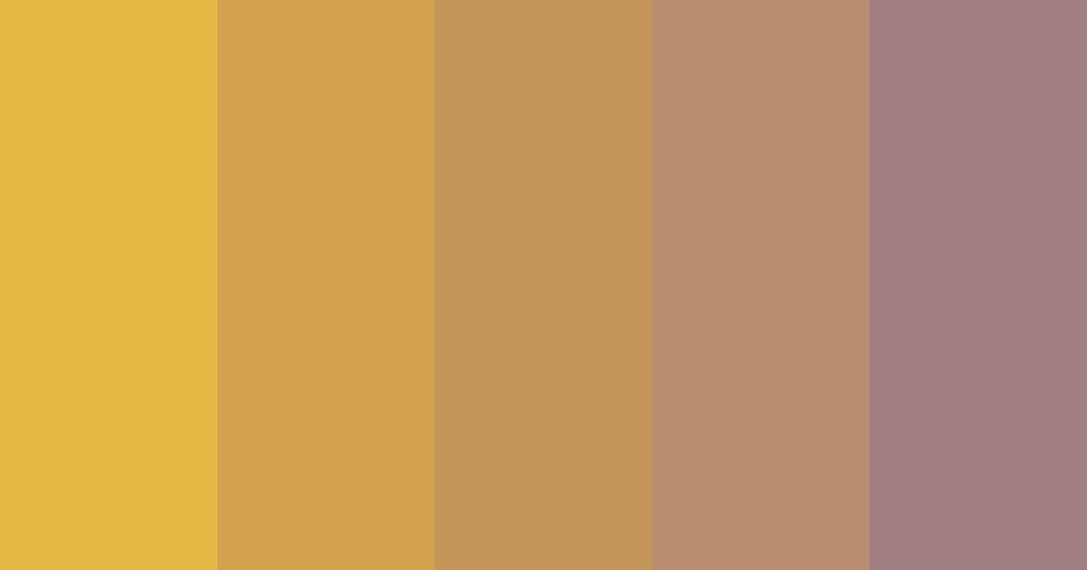 Vintage Gold Color Palette
