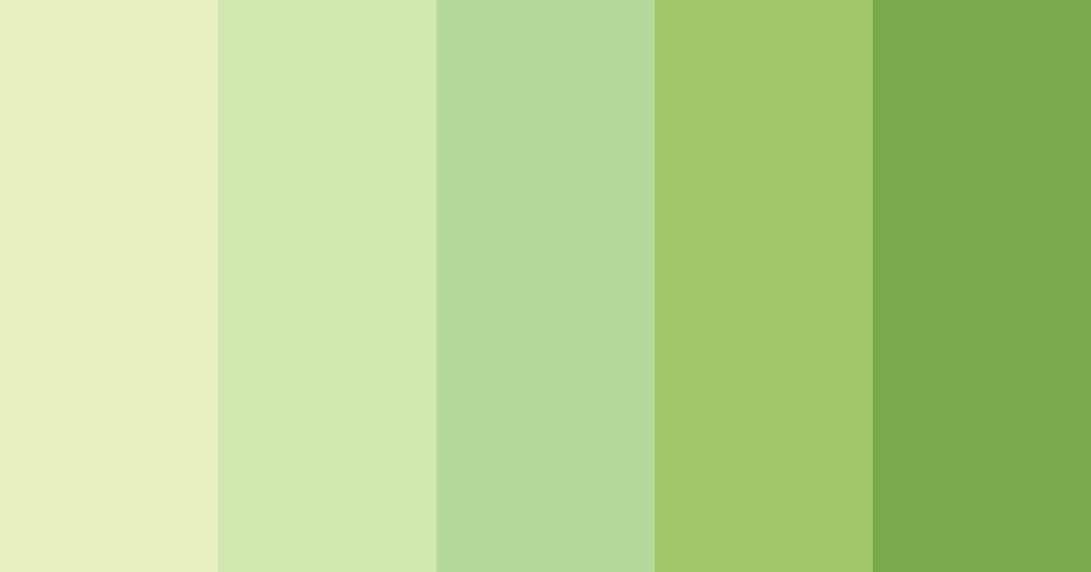 Light Green Color Palette