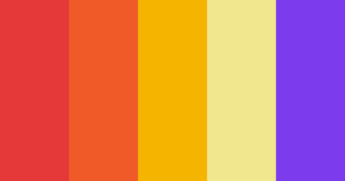 Sunset Carnival Color Palette