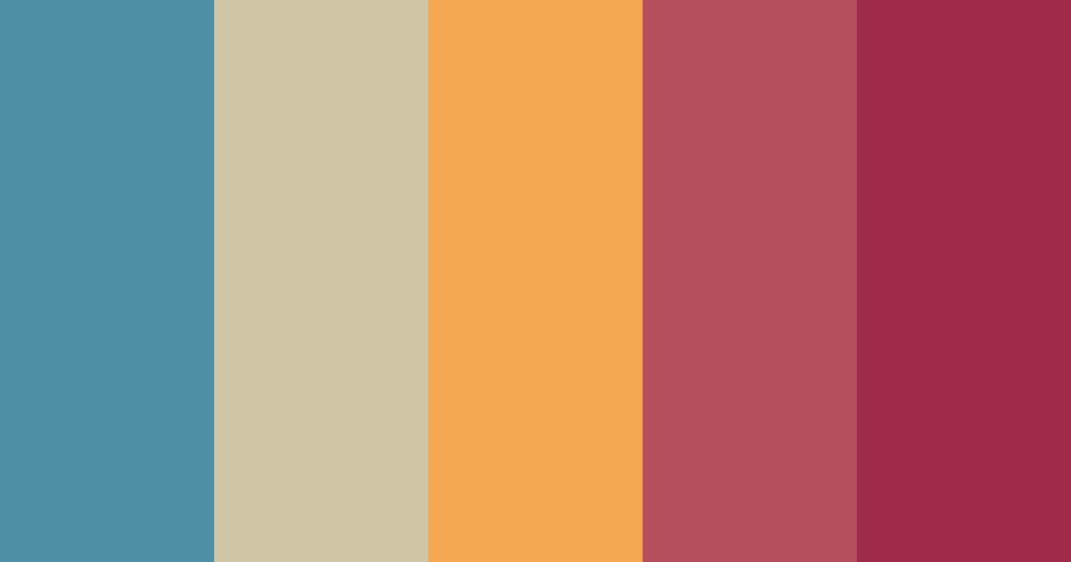 Muted Teal Color Palette