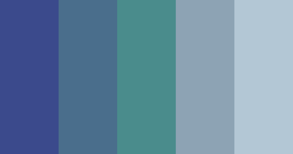 Desaturated Blue Color Palette