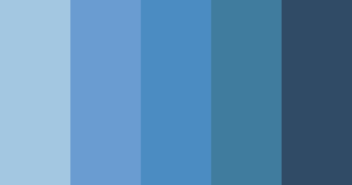 Calm Blue Color Palette