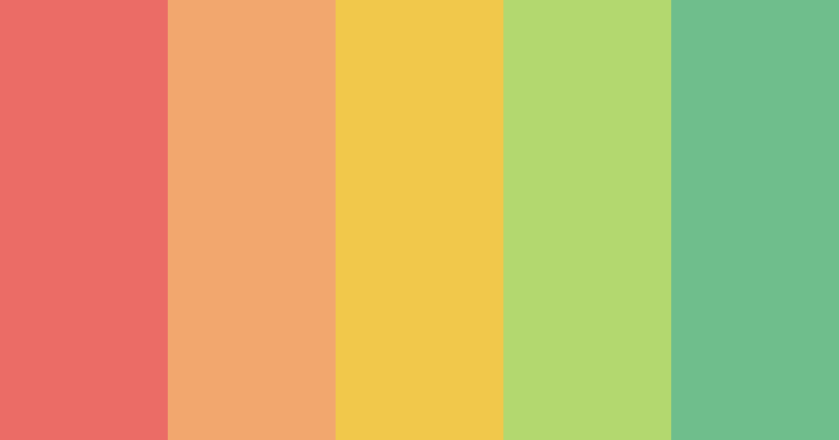 Light Red and Green Color Palette