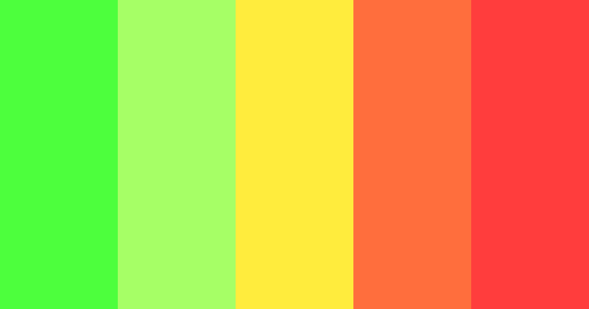 Bright Green Color Palette