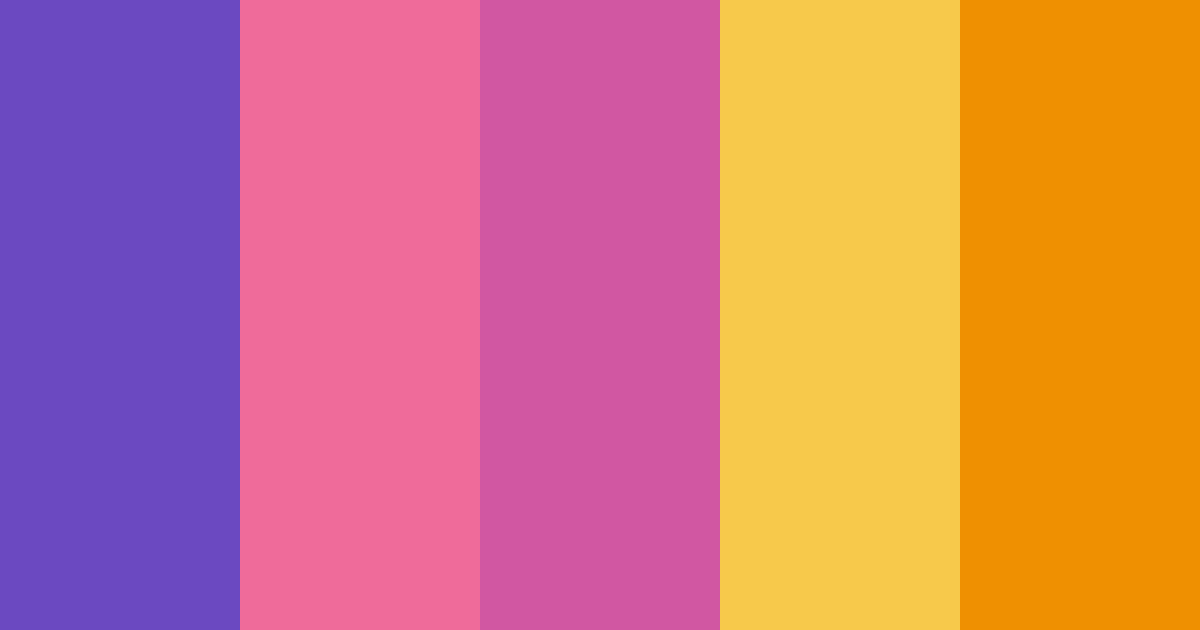 Electric Blossom Color Palette