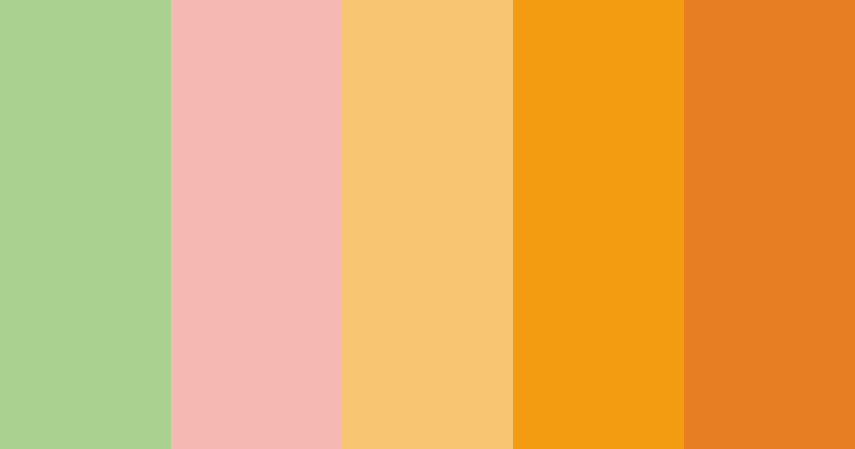 Orange Garden Color Palette