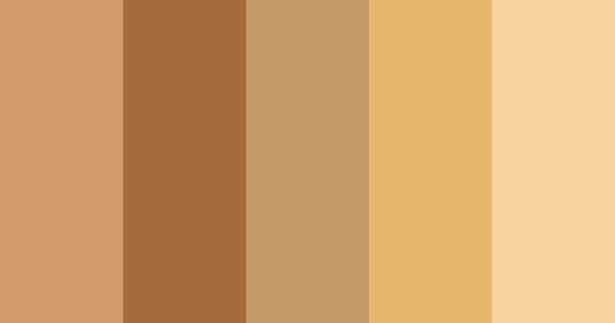 Brown Peanut Butter Color Palette