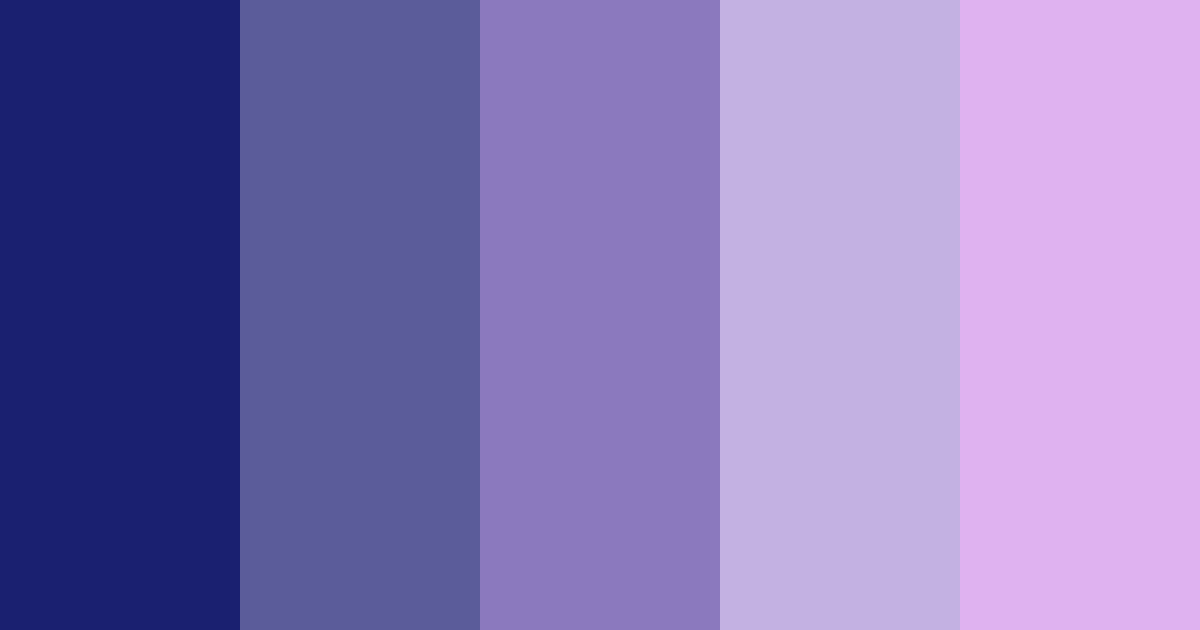 Galactic Blue Color Palette