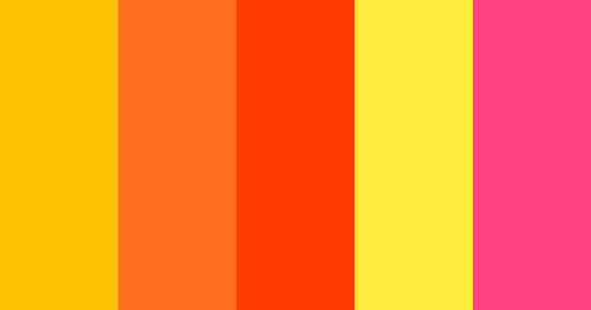 Golden Orange Color Palette