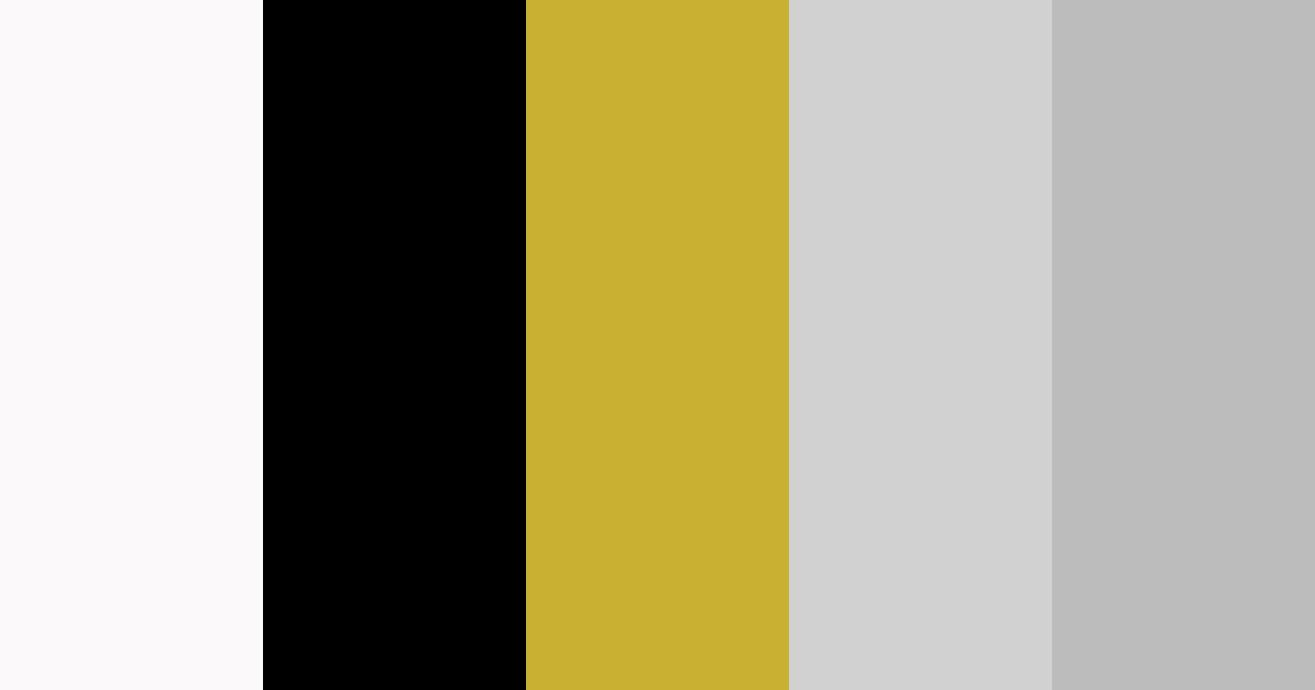 Black and Gold Elegance Color Palette