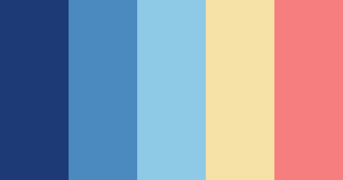 Paleta de colores Blue Serenity