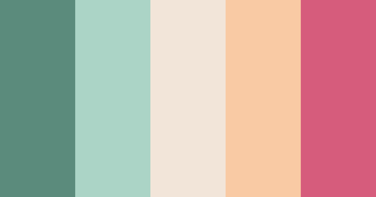 Paleta de colores Whimsical Garden