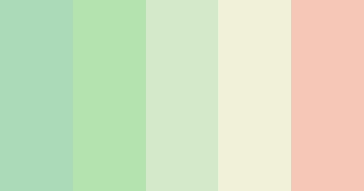 Soft Green Color Palette