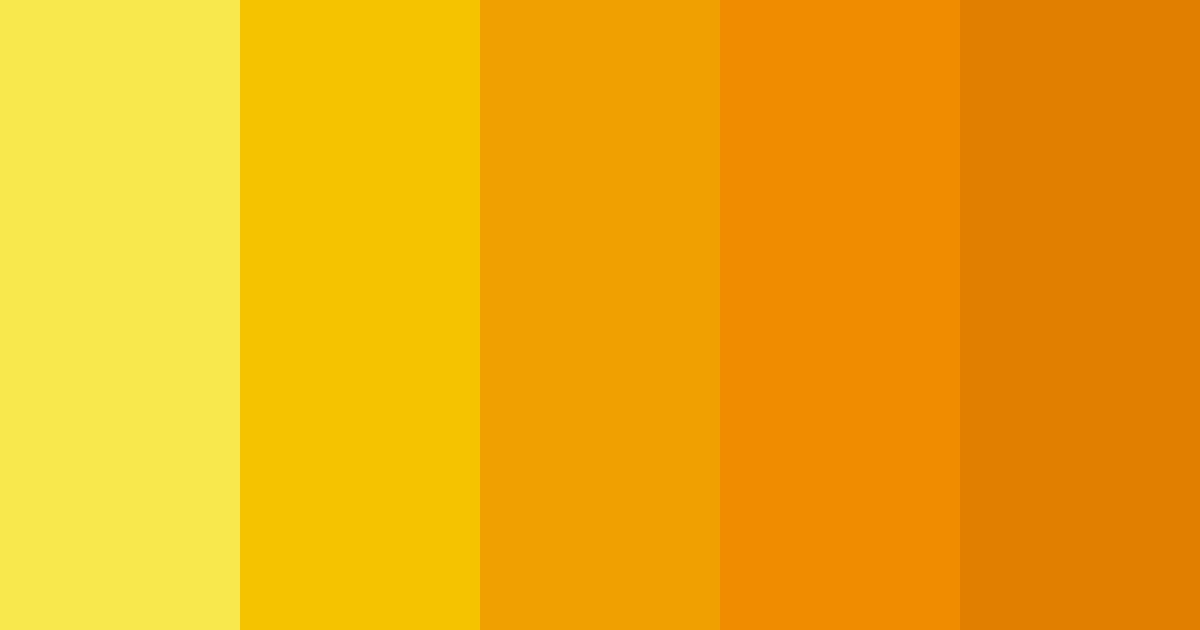 Sunny Citrus Delight Color Palette