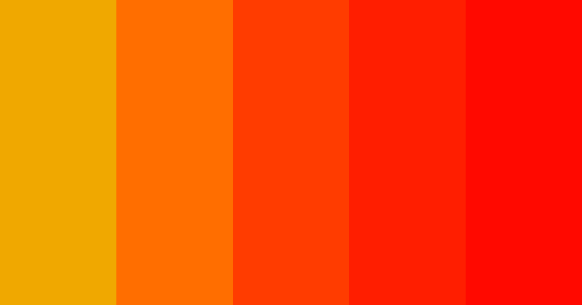 Kuro's Ember Sunset Color Palette