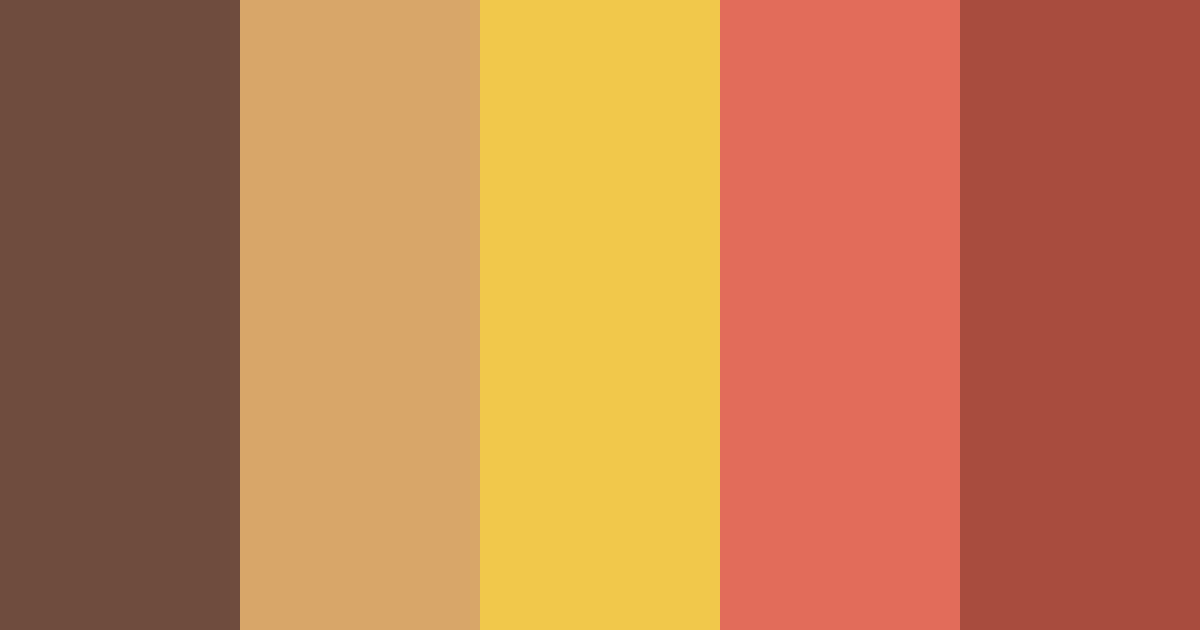 Brown Apple Butter Color Palette