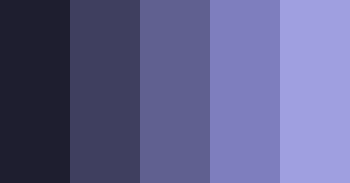 Shades of Blue Color Palette