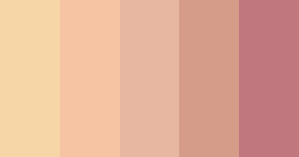 Paleta de colores Peachy Alfredo