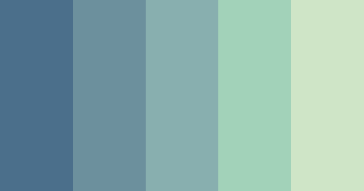Shades of Blue Color Palette