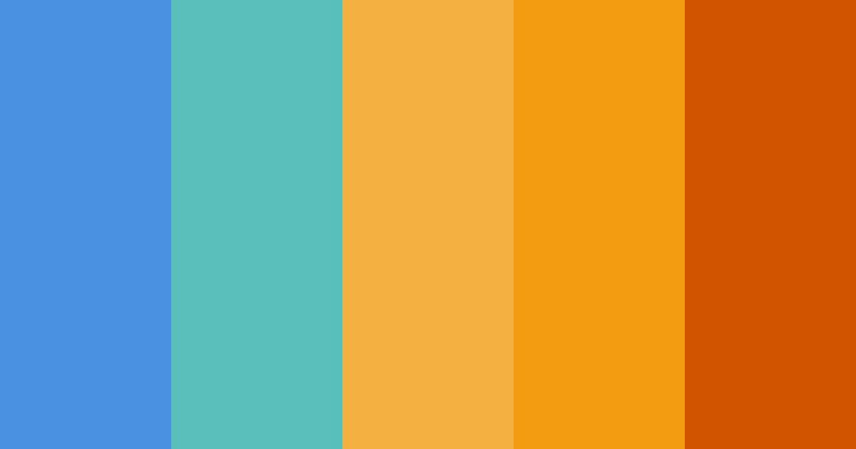 Paleta de colores Celestial Breeze