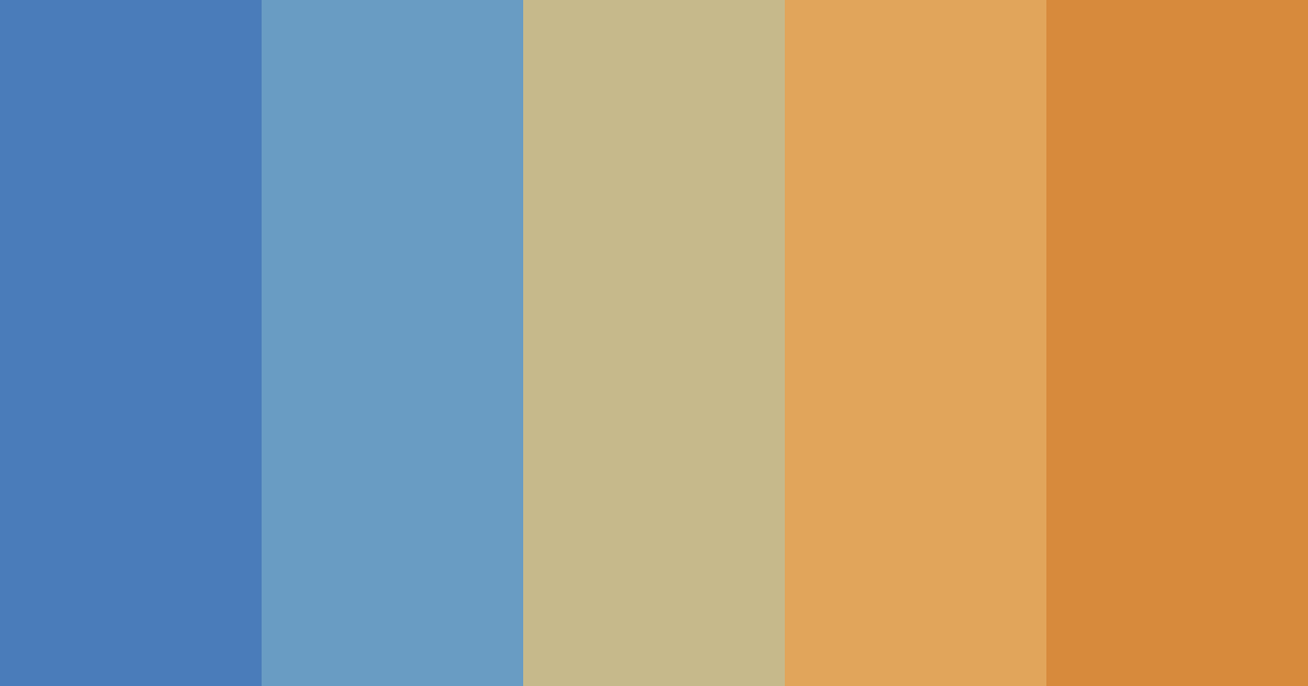 Blue Dusk Color Palette