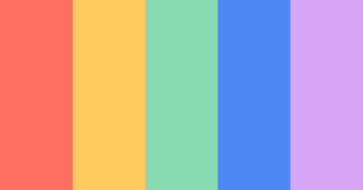 Paleta de colores Colorful Cadence