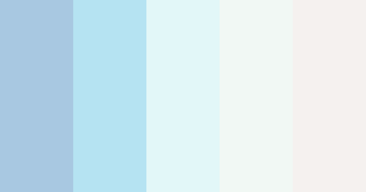 Paleta de colores Light Blue Winter