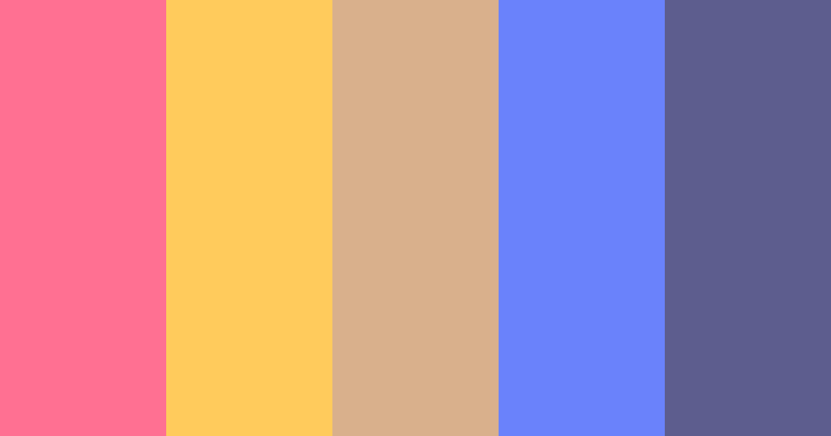 Hopeful Chaotic Harmony Color Palette