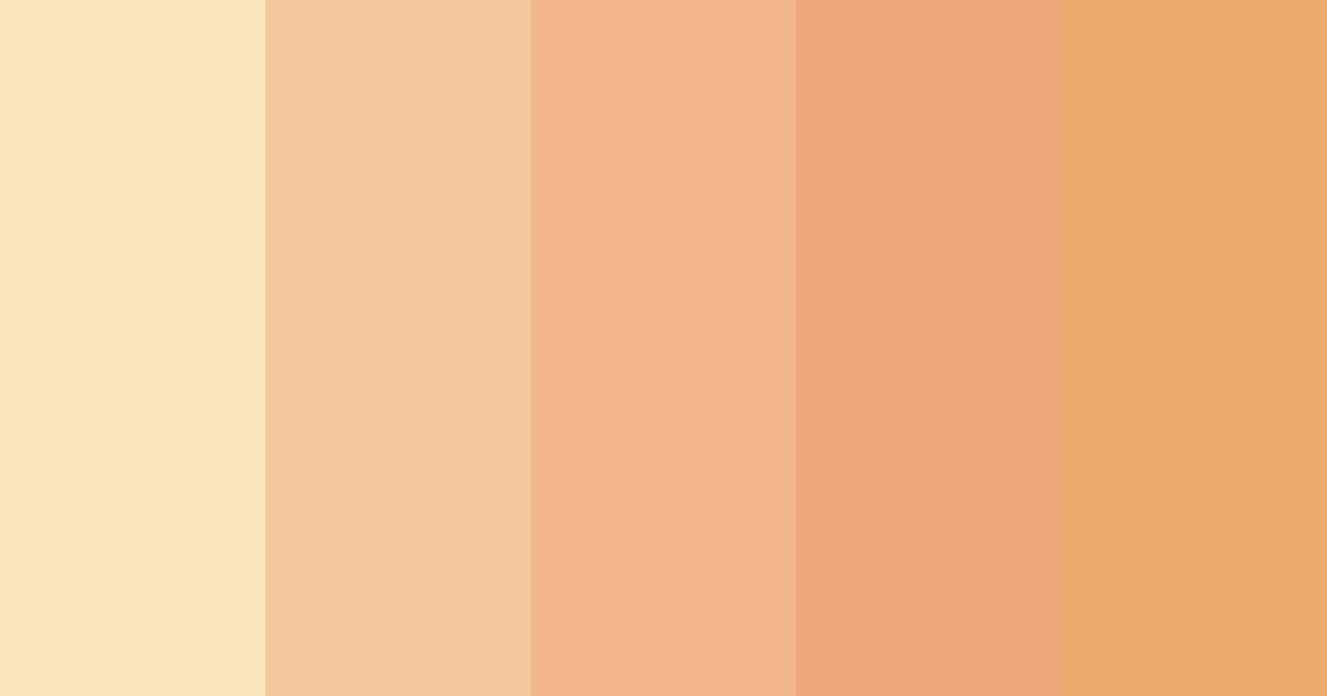 Creamy Caramel Whirl Color Palette
