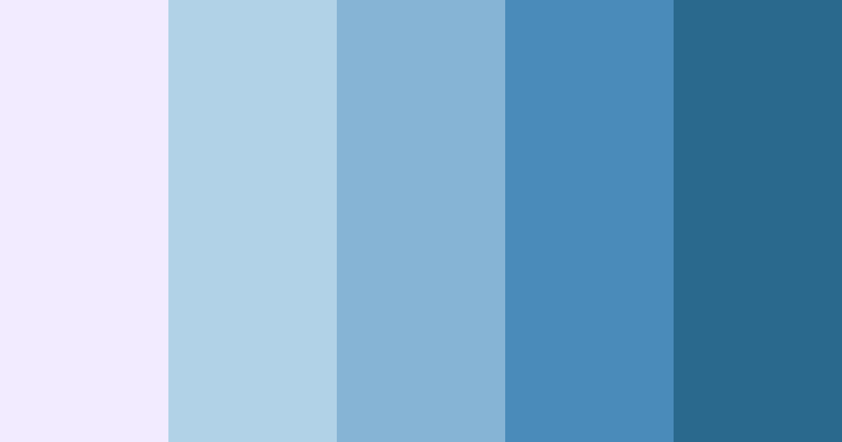 Shades of Blue Color Palette