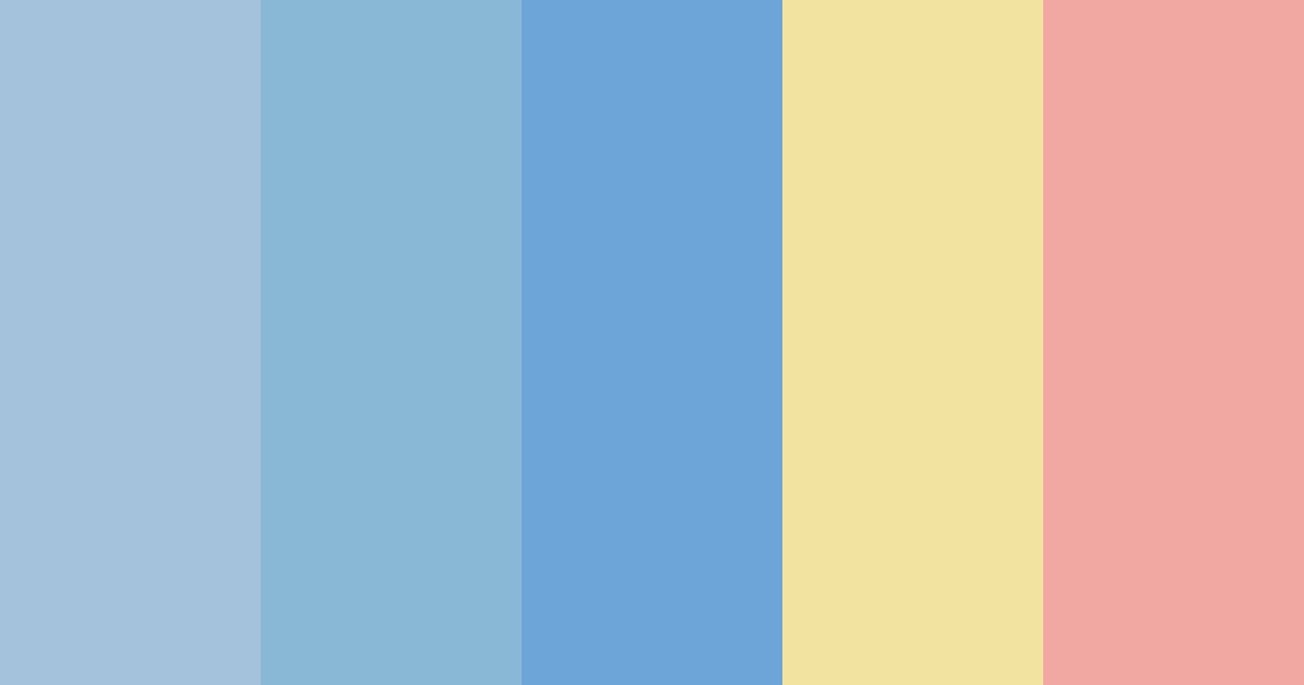 Soft Blue Serenity Color Palette